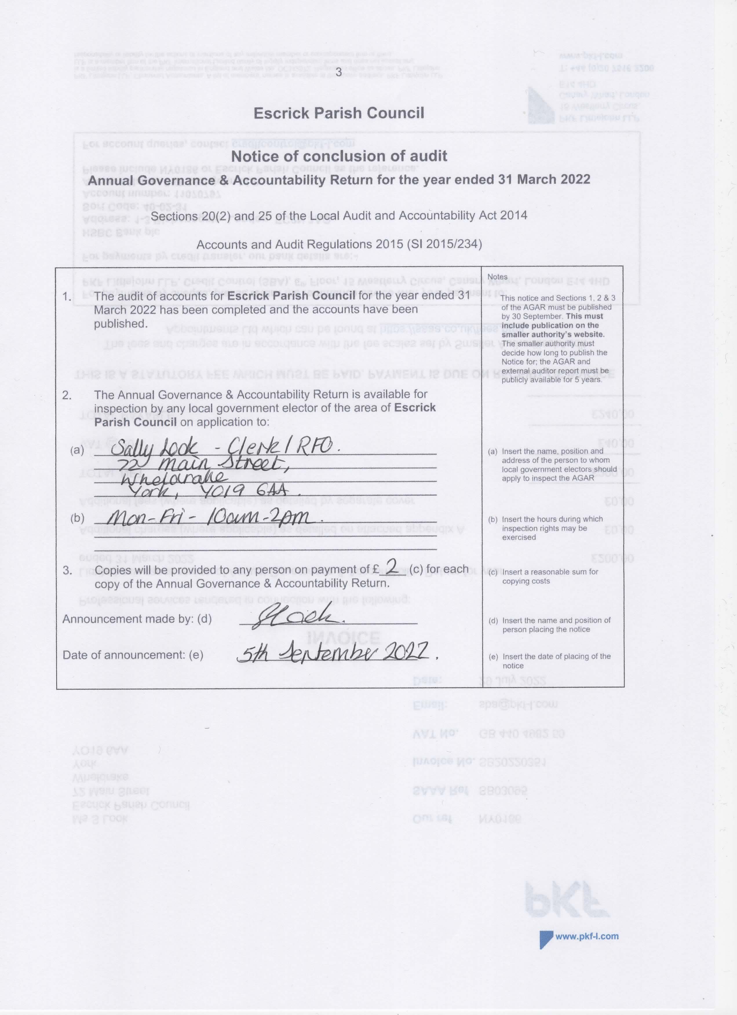 Policies and Documentation